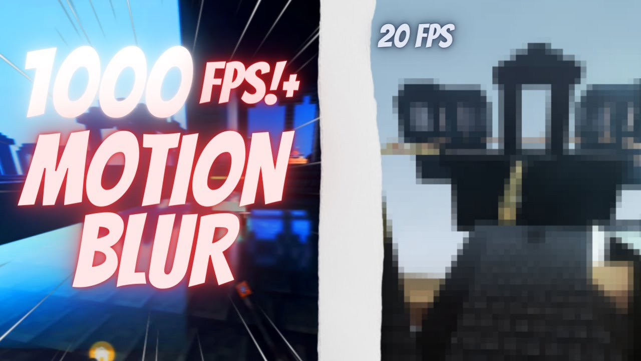 MOTION BLUR on ROBLOX BEDWARS?? 1000+ FPS!! - YouTube