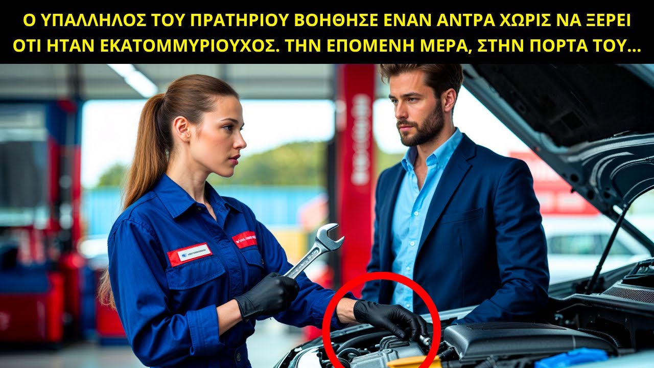 ΦΤΩΧΟΣ ΥΠΑΛΛΗΛΟΣ ΠΡΑΤΗΡΙΟΥ ΒΟΗΘΗΣΕ ΕΝΑΝ ΑΝΤΡΑ ΧΩΡΙΣ ΝΑ ΞΕΡΕΙ ΟΤΙ ΗΤΑΝ Ο ...