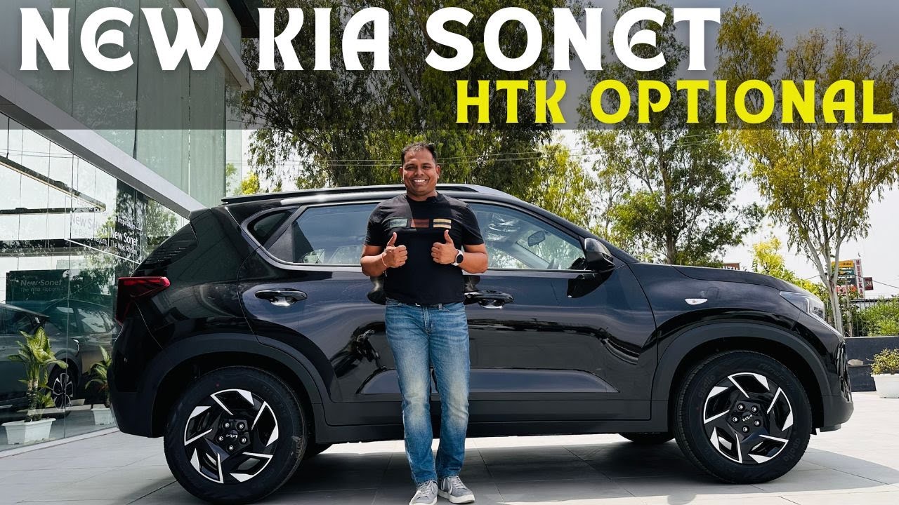 New Kia Sonet HTK Optional Variant Walkaround | In English | Auto Quest - YouTube