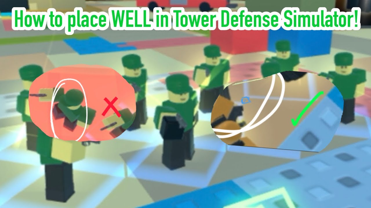 How to place in Tower Defense Simulator!!! FOR BEGINNERS! (TDS TUTORIAL ...