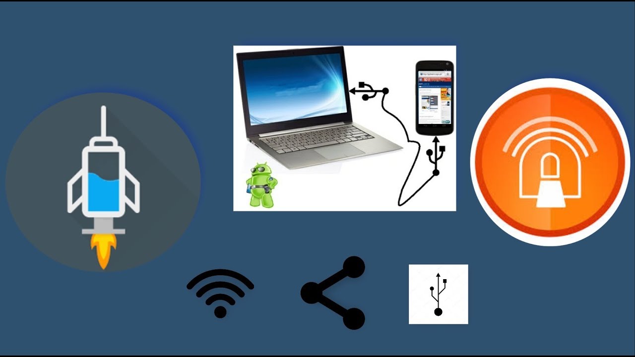 Como compartilhar a internet do http injector para o pc - YouTube
