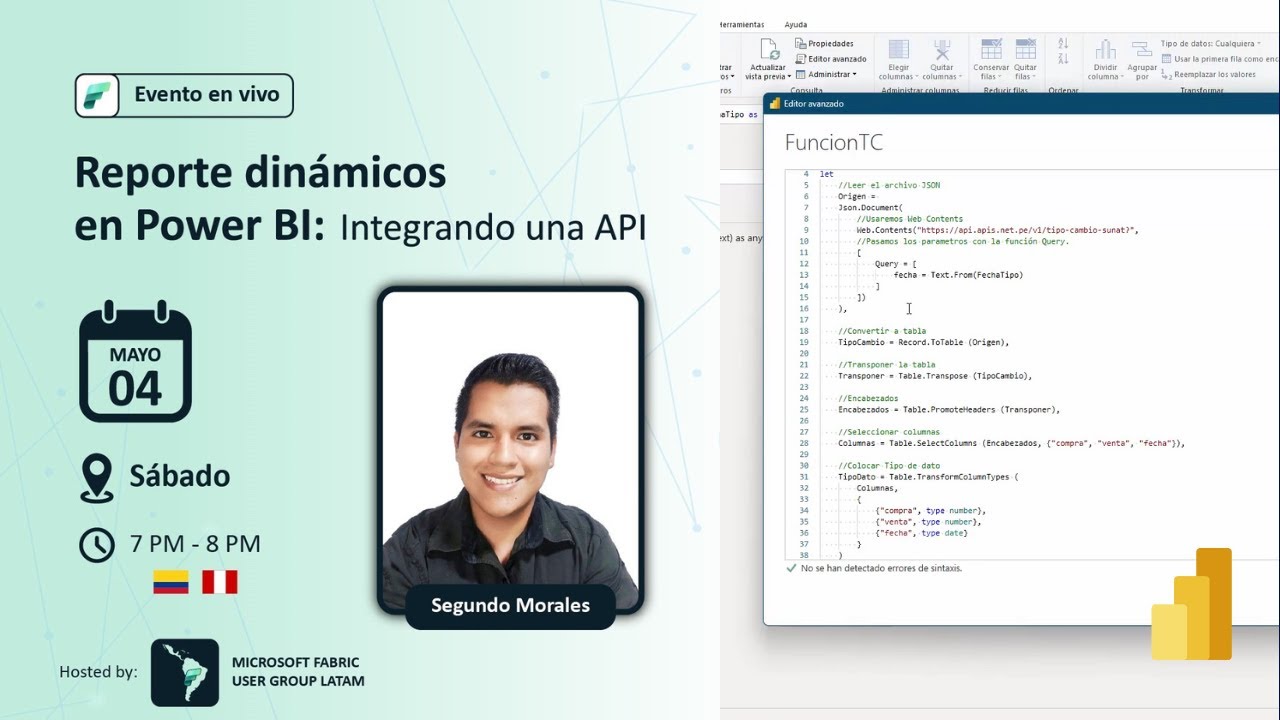 Taller - Reportes dinámicos en Power BI: Integrando una API 📊📈 - YouTube