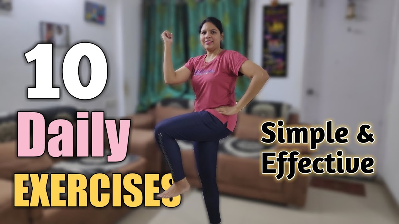10 Easy & Effective Daily Exercises To Keep Yourself Fit | #Health # ...