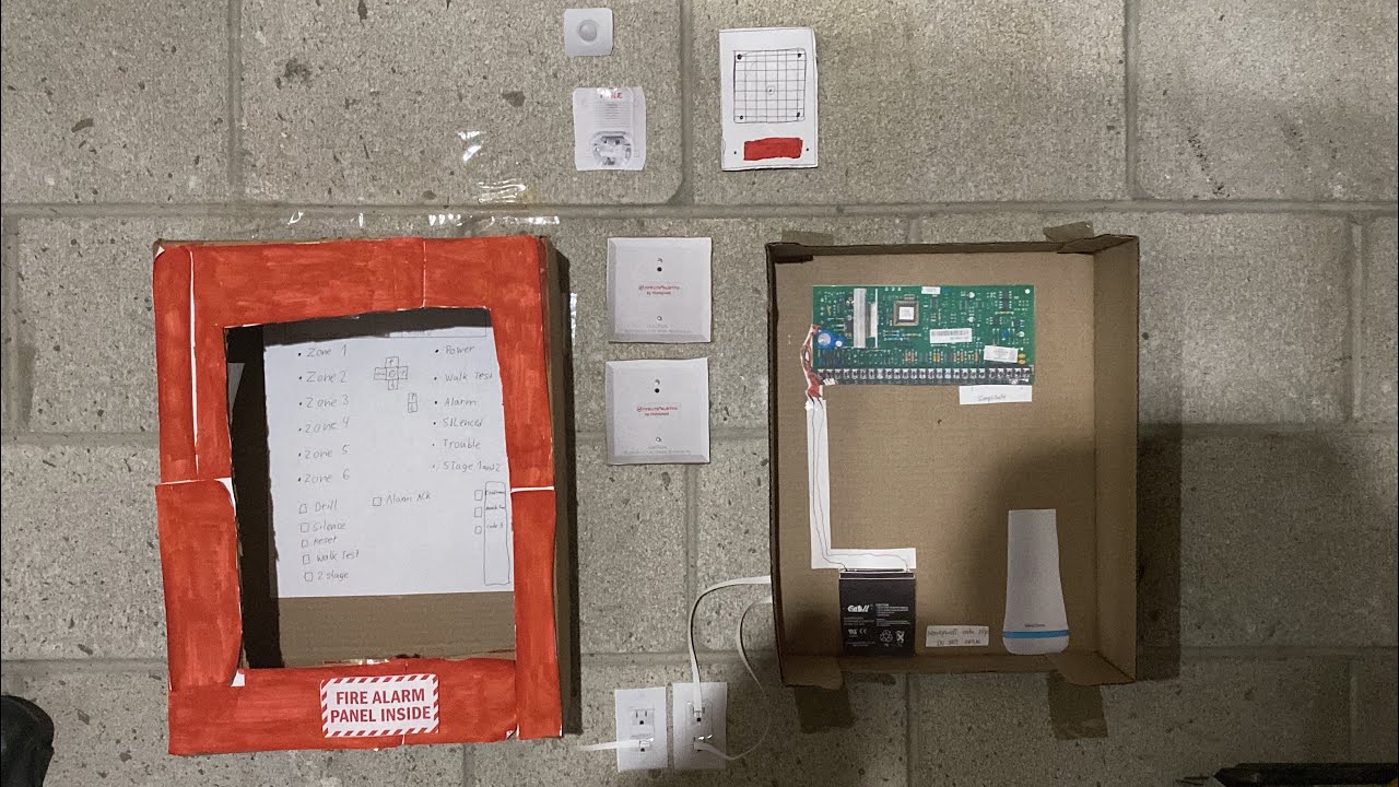 Cardboard Fire Alarm System Update, August 26, 2021 - YouTube