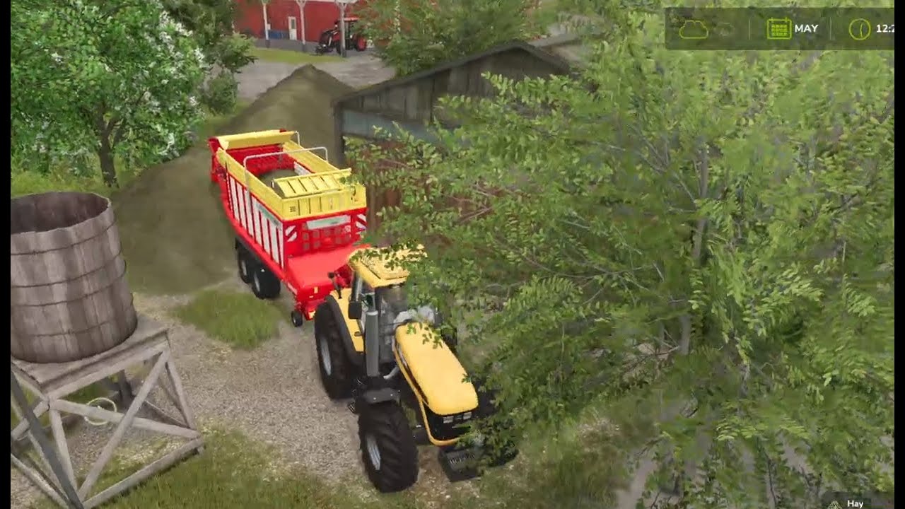 Stockpile Hay - Farming Simulator 25 - YouTube