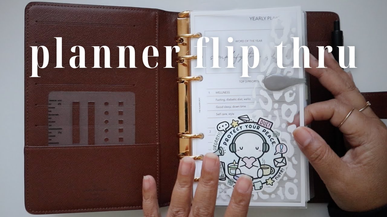 Planner Flip Thru // My setup and planning system - YouTube