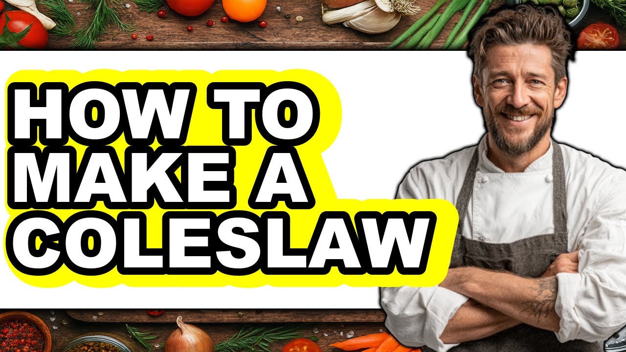 How To Make A Coleslaw - Step By Step - YouTube