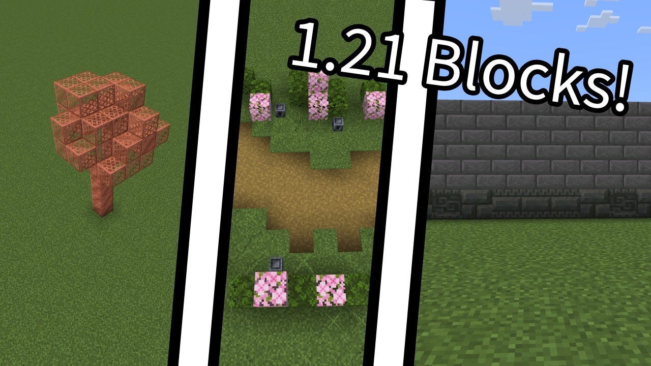 How To Decorate With New 1.21 Blocks In Minecraft! - YouTube