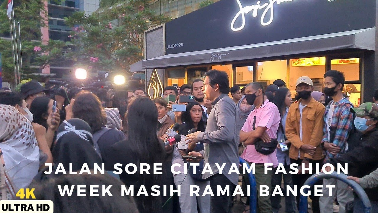 Jalan Sore SCBD Citayam Fashion Week Di Dukuh Atas Jakarta Masih Tetap ...