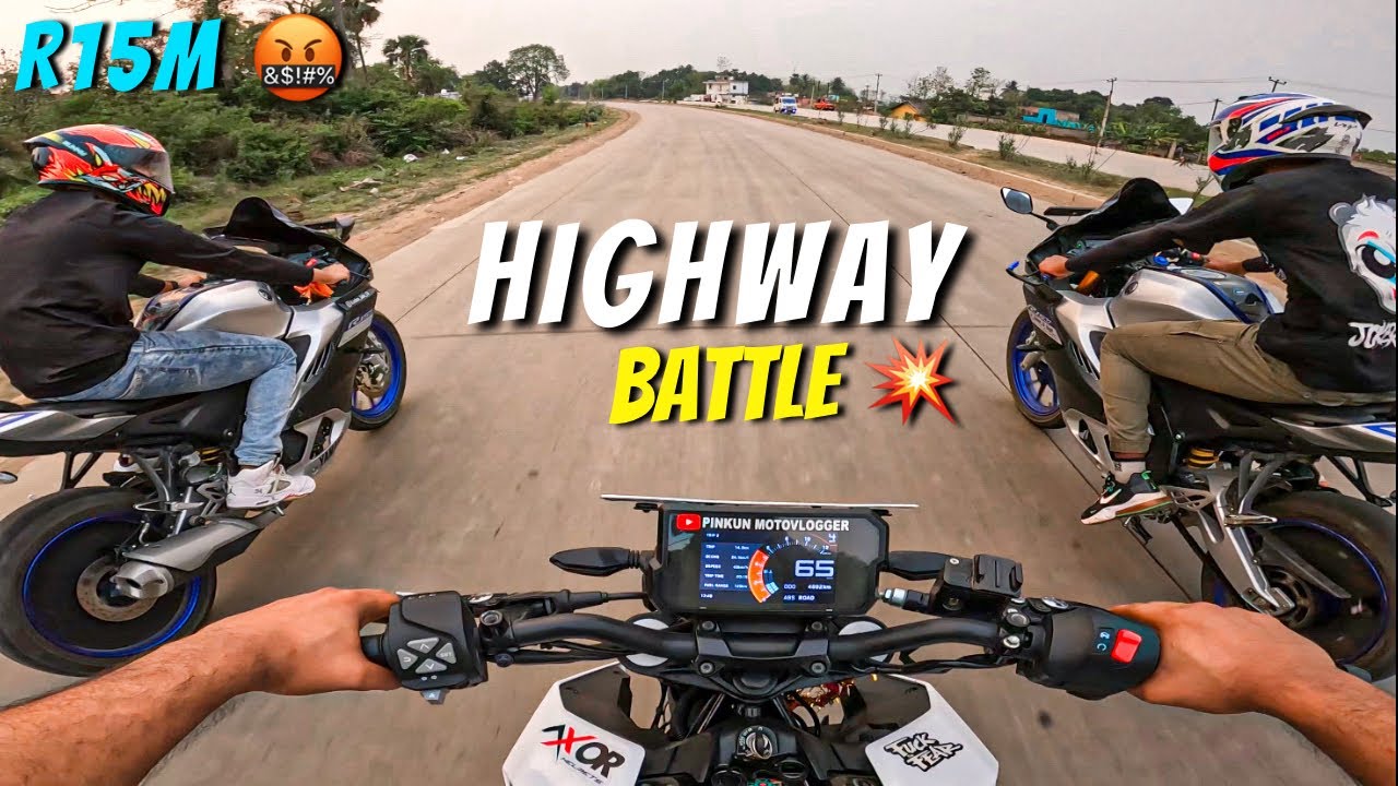 Fast vs Furious: R15M vs Duke 390 in an Epic High-Speed Showdown! 🥵 ...