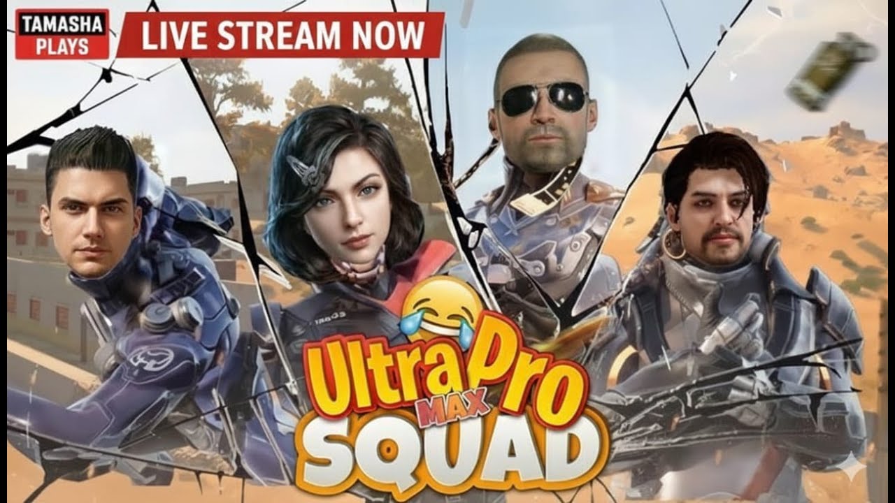 MY FIRST STREAMING WITH ULTRA PRO MAX SQUARD|tamasha playz live - YouTube