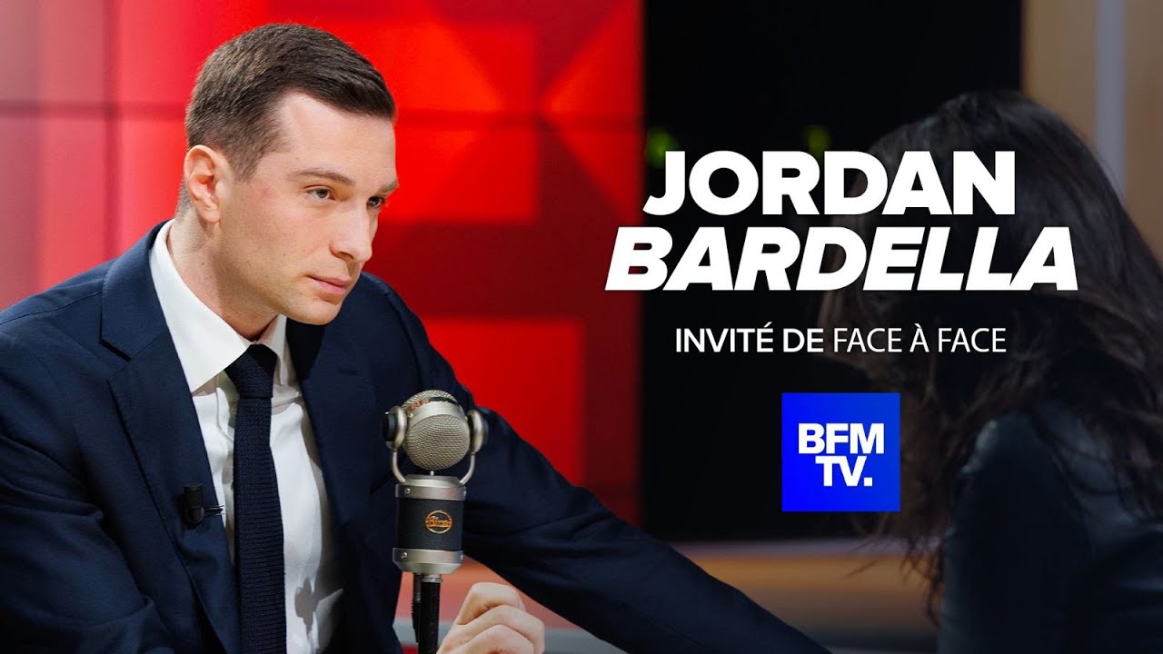 Jordan Bardella sur BFMTV : « Je demande à Emmanuel Macron de dissoudre ...