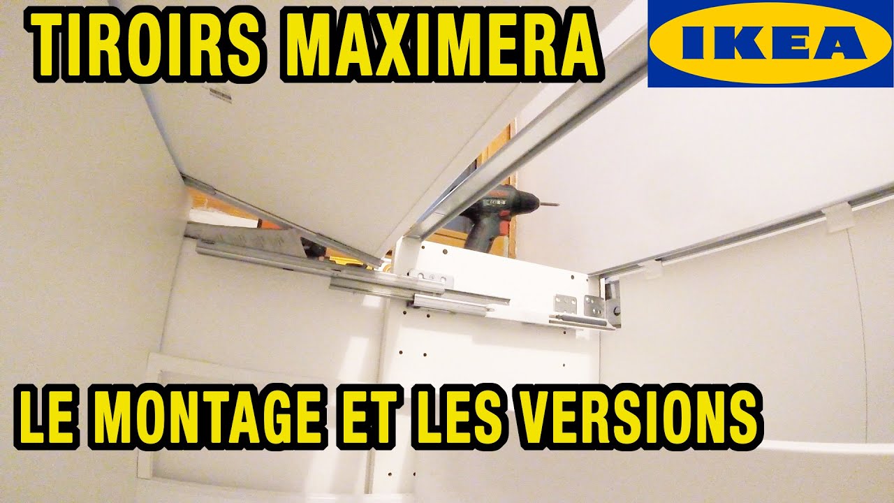 Comment assembler les tiroirs IKEA Maximera pour la cuisine Metod - YouTube
