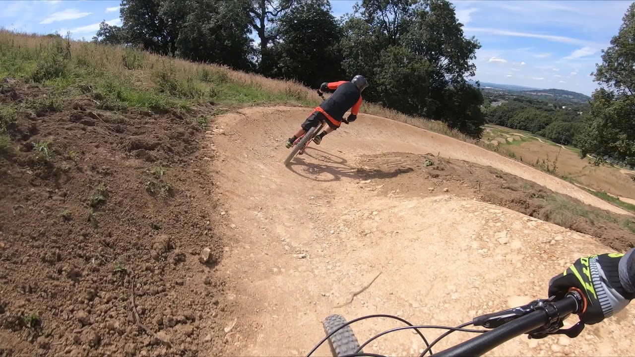 How does an ebike handle flyup 417 bike park???? - YouTube
