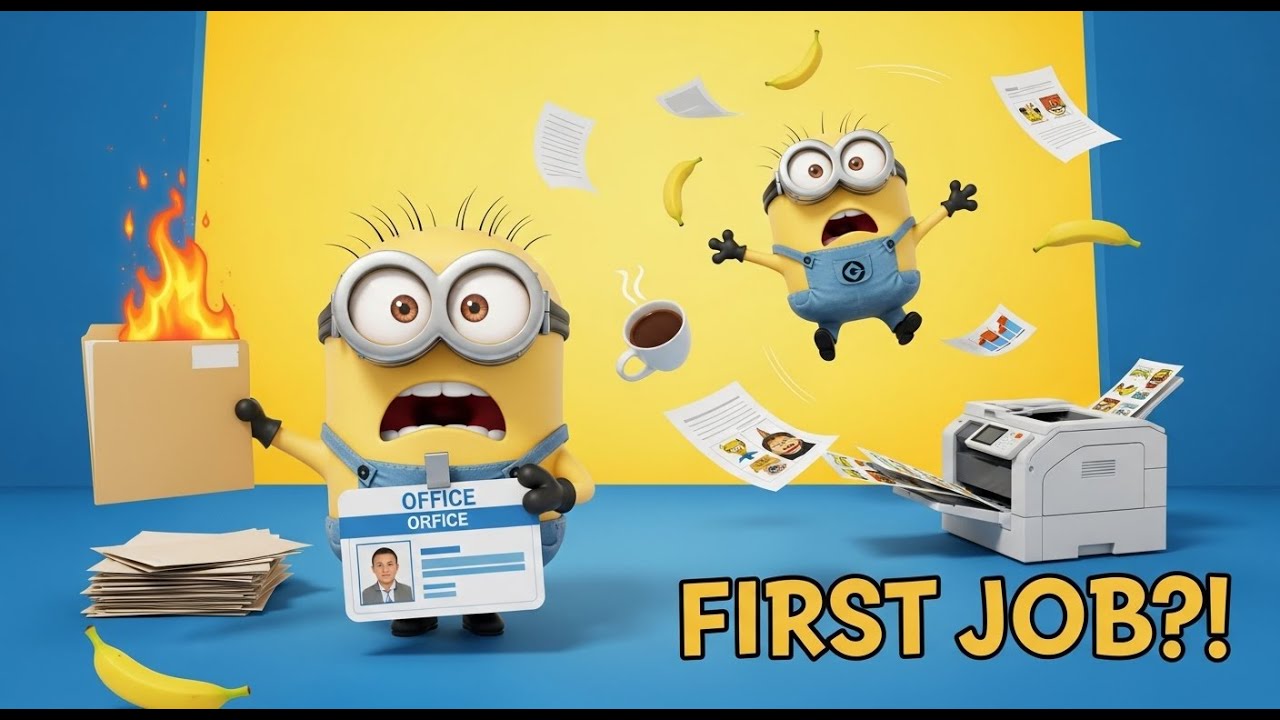 Minion’s First Job Experience - YouTube