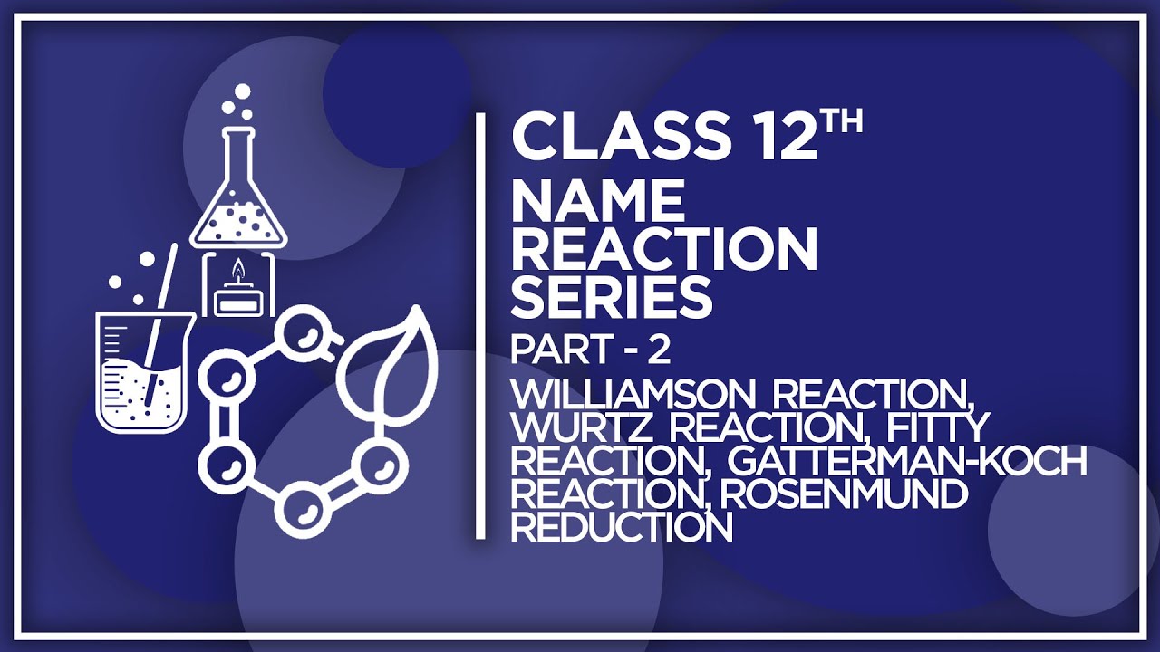 Name Reactions / Class 12th / Organic Chemistry. - YouTube