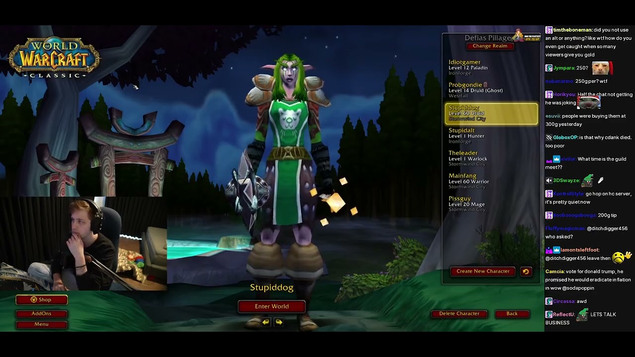 Vanilla Hardcore WoW Streamer Guild: Day 35 w/ Chat - (sodapoppin ...