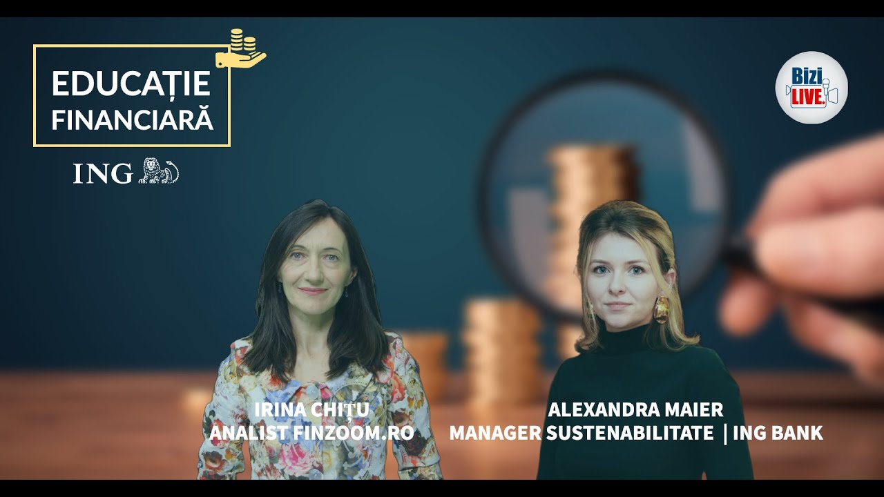 Educație Financiară cu Alexandra Maier | Sustainability Manager | ING ...