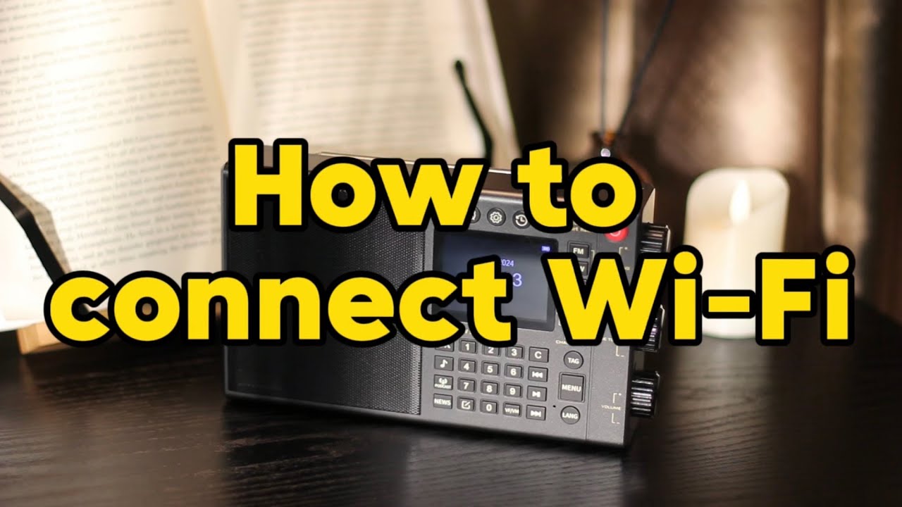 How to Connect WiFi on the ChoYong LC90 Radio - YouTube