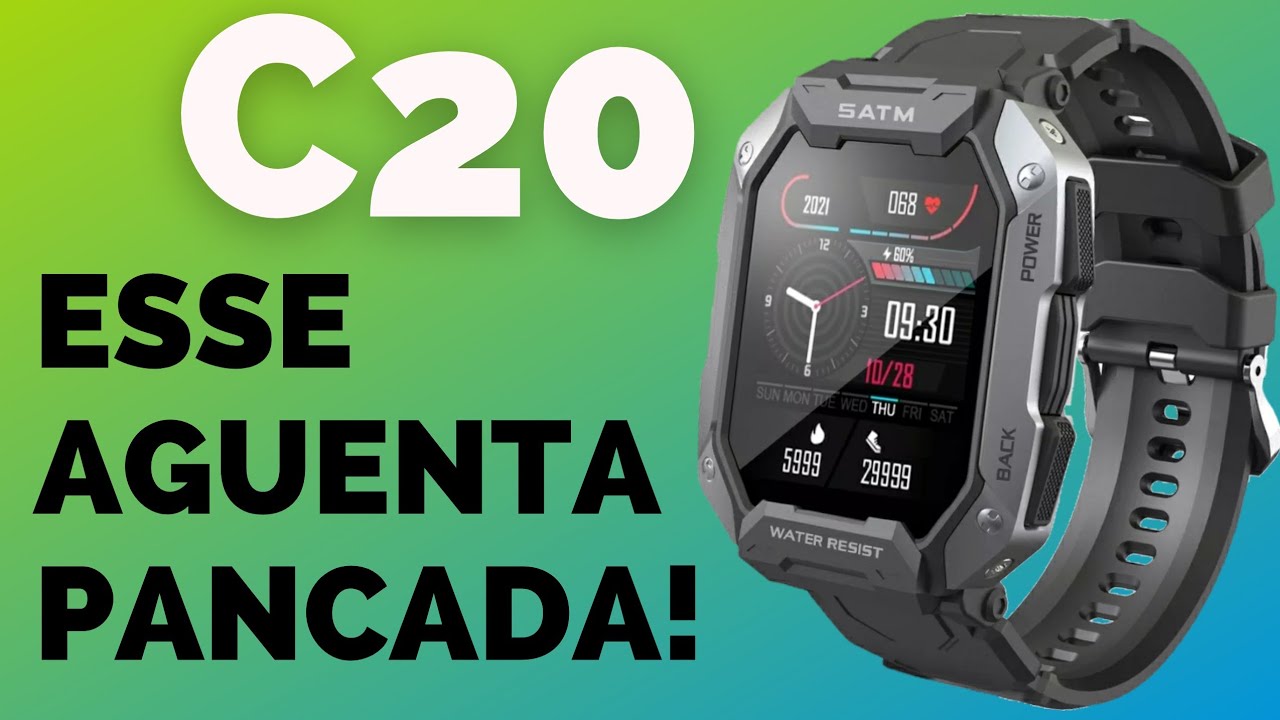 LEMFO C20 - O SMARTWATCH MAIS PARRUDO E RESISTENTE QUE JÁ TESTEI! - 5 ...