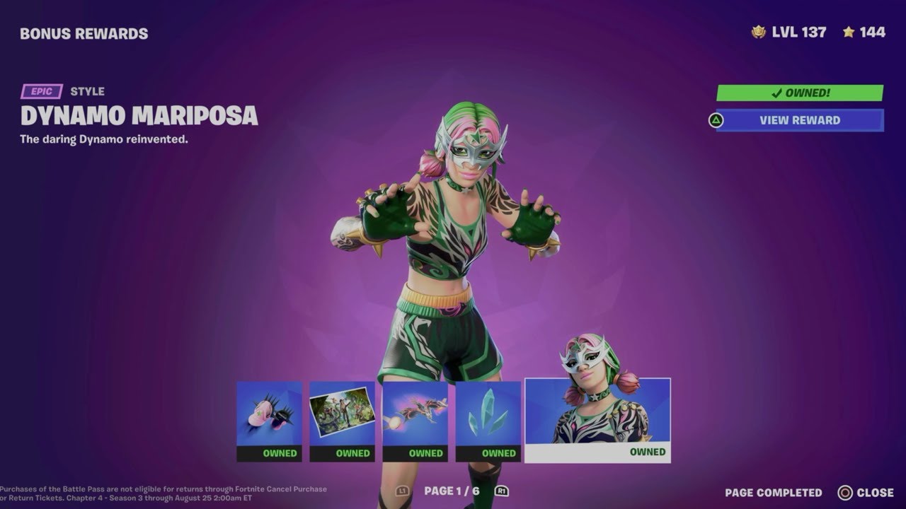 How to Unlock Dynamo Mariposa Style Skin in Fortnite | Battle Pass ...