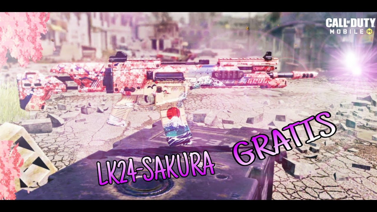 COD MOBILE LK24- SAKURA si lo quereis gratis en la descripción. - YouTube