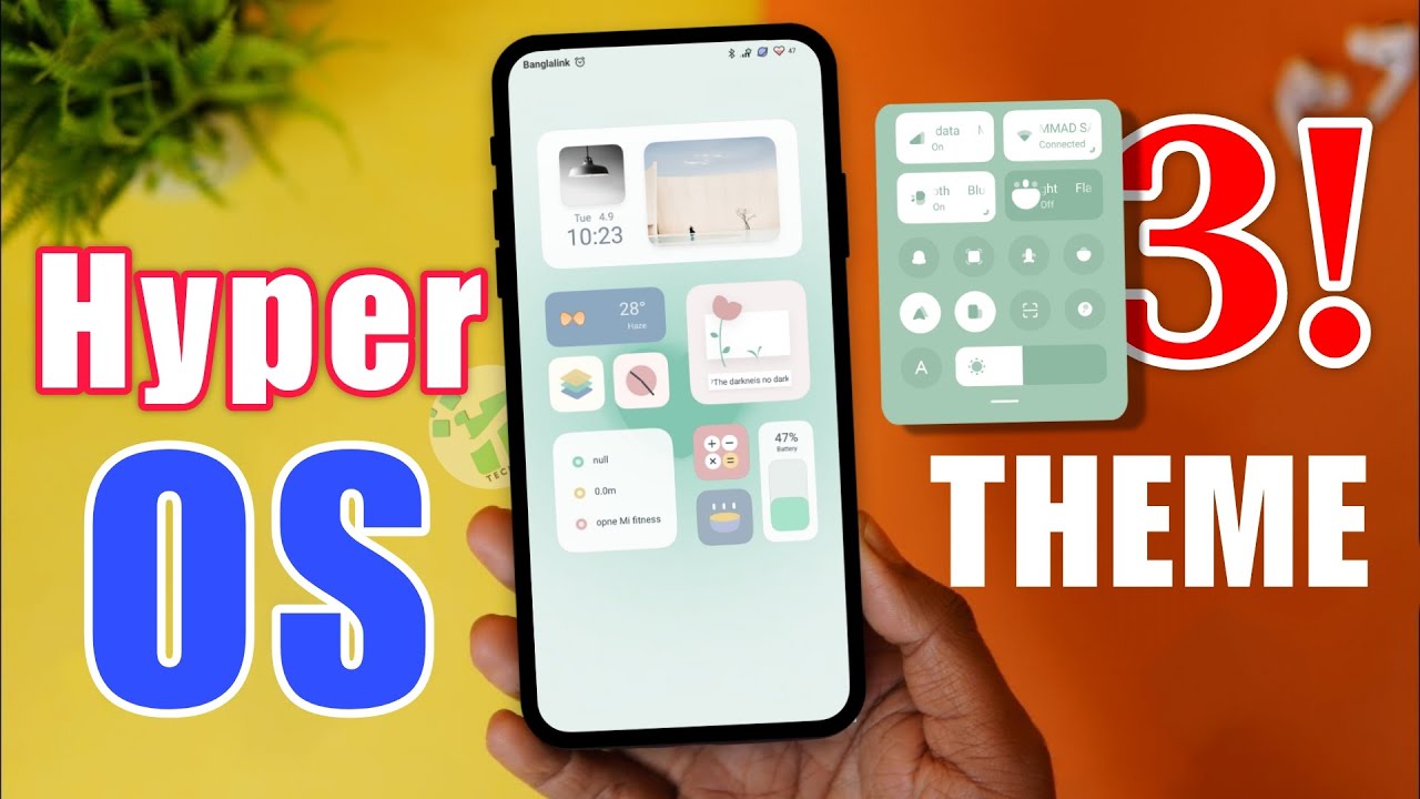 HyperOS Themes with Control Center support Best HyperOS themes - YouTube