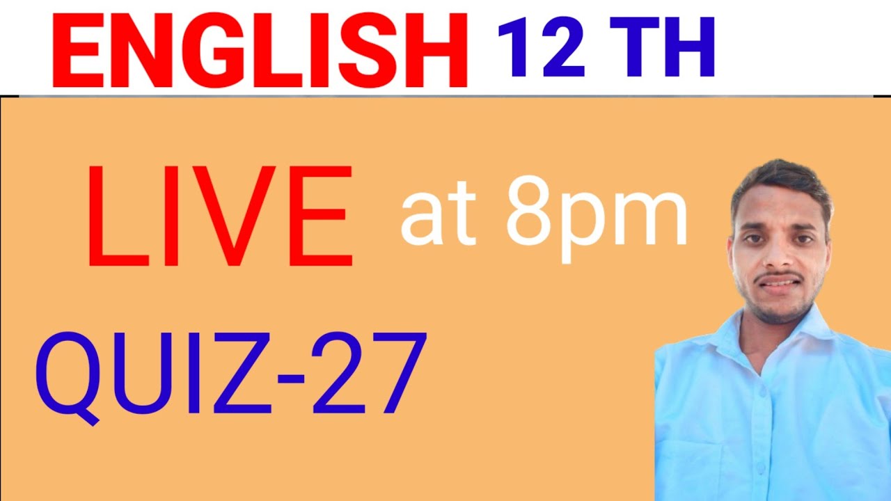 Quiz-27 - YouTube