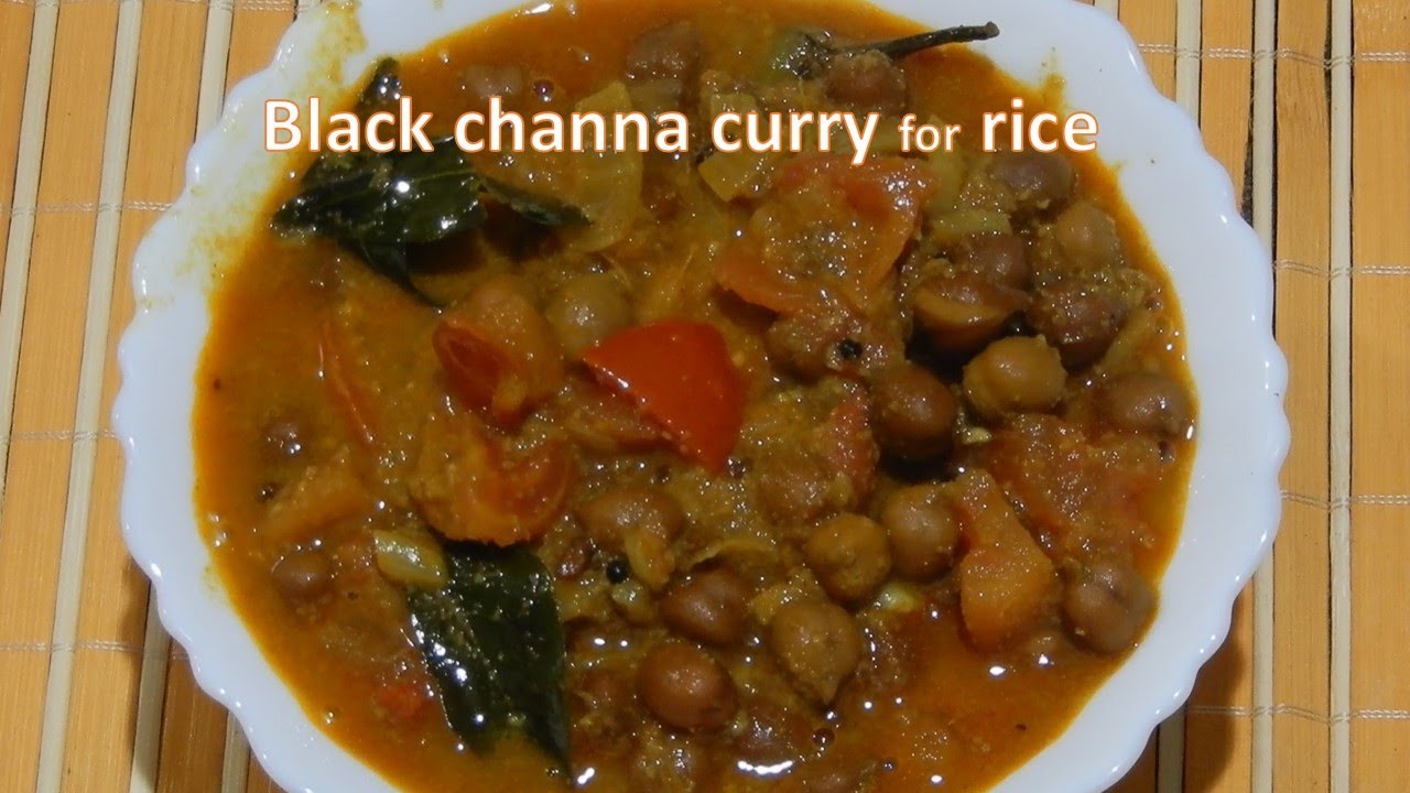 Black chana gravy /kala chana gravy /kadala curry for rice-'food for ...