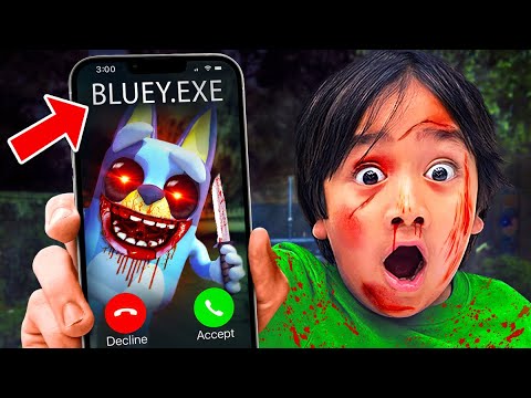 RYANS WORLD CALLED BLUEY.EXE AT 3AM! - YouTube
