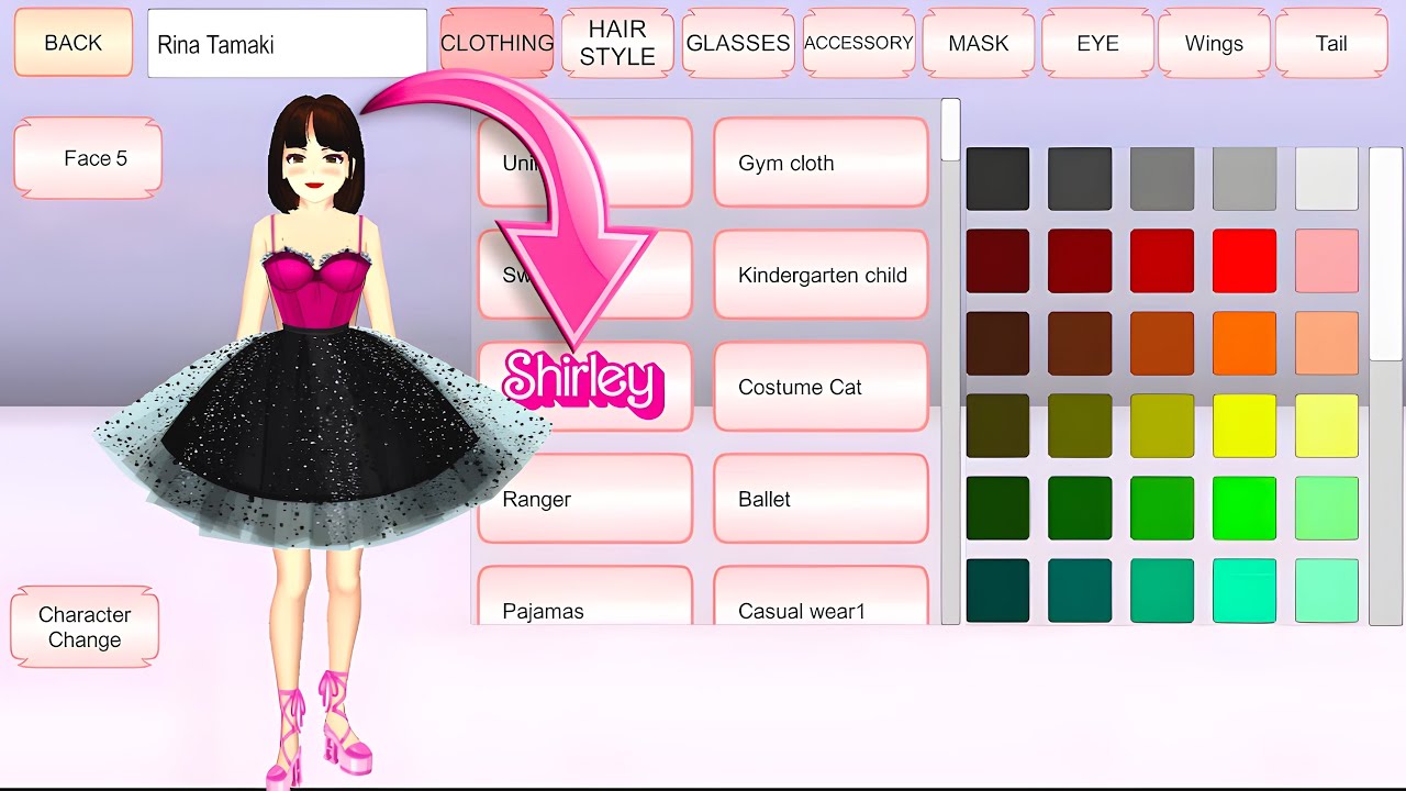 HOW TO PLAY AS “SHIRLEY” BARBIE GIRL IN SAKURA SCHOOL SIMULATOR - YouTube