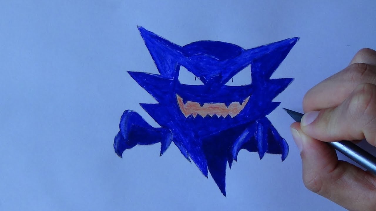 DISEGNARE HAUNTER - HOW TO DRAW HAUNTER pokemon go tutorial- artista ...