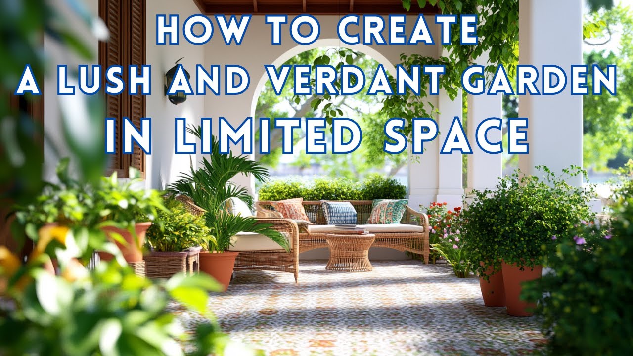 How to Create a Lush and Verdant Garden in Limited Space - YouTube