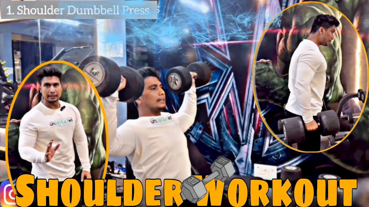 Shoulder Workout || Proper Form And Injury Free workout - YouTube