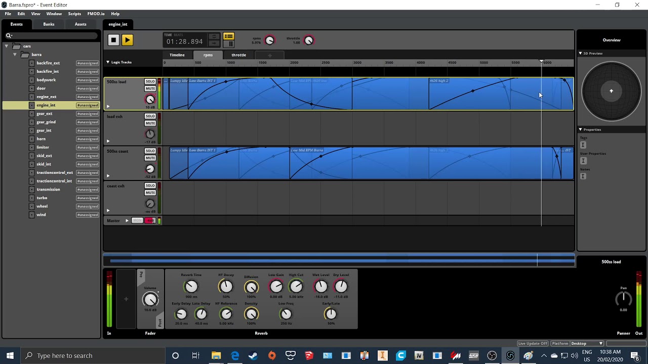 Sound artifacts in game but not in fmod - YouTube
