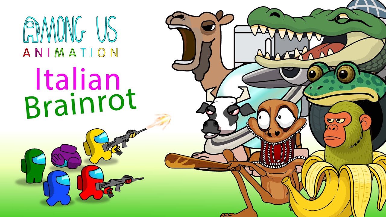 Mini Crewmate Kills Italian Brainrot Characters Part2 | PKM Among Us ...