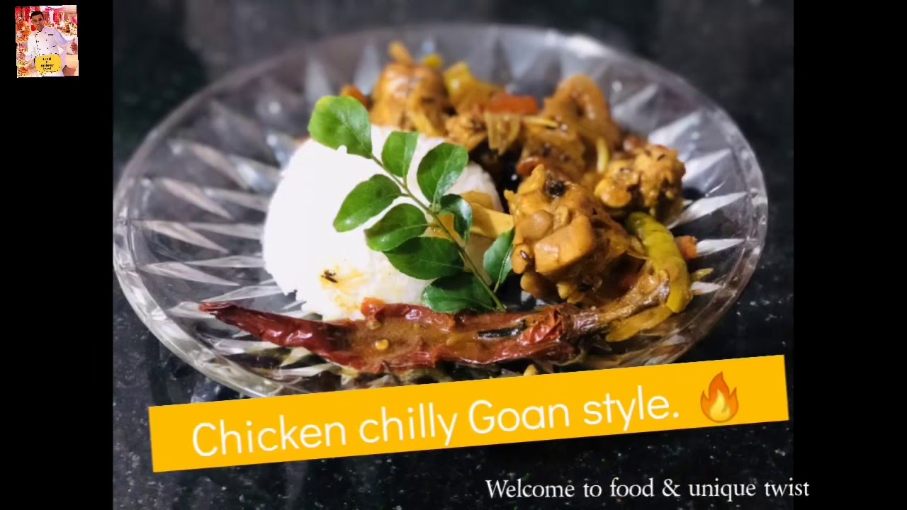 Lets try it’s awesome Chicken 🐔 chili 🌶 Goan style.. - YouTube
