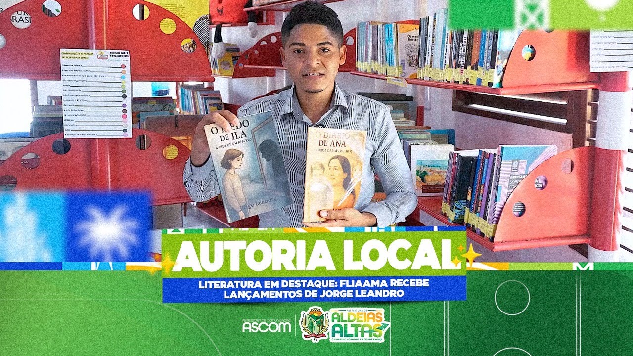 Literatura em destaque: FLIAAMA recebe lançamentos de Jorge Leandro ...