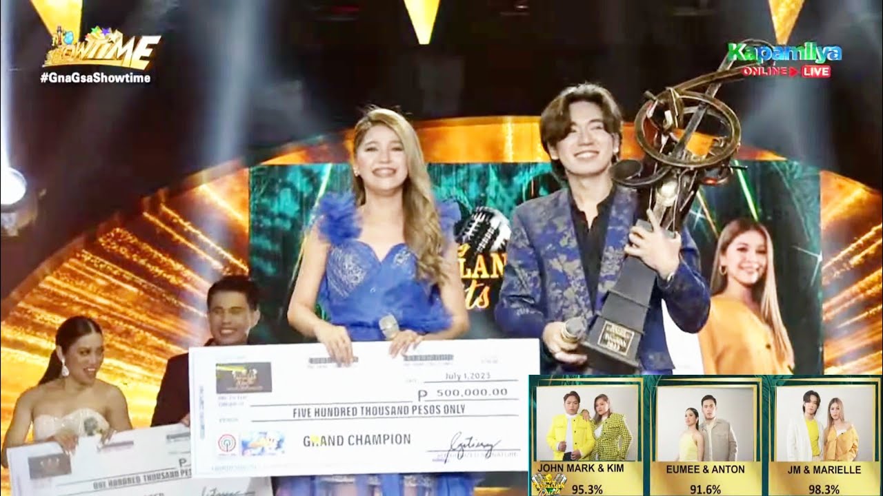 JM & MARIELLE EMOSYUNAL NANG TANGHALING CHAMPION SA TNT DUETS! TAWAG NG ...