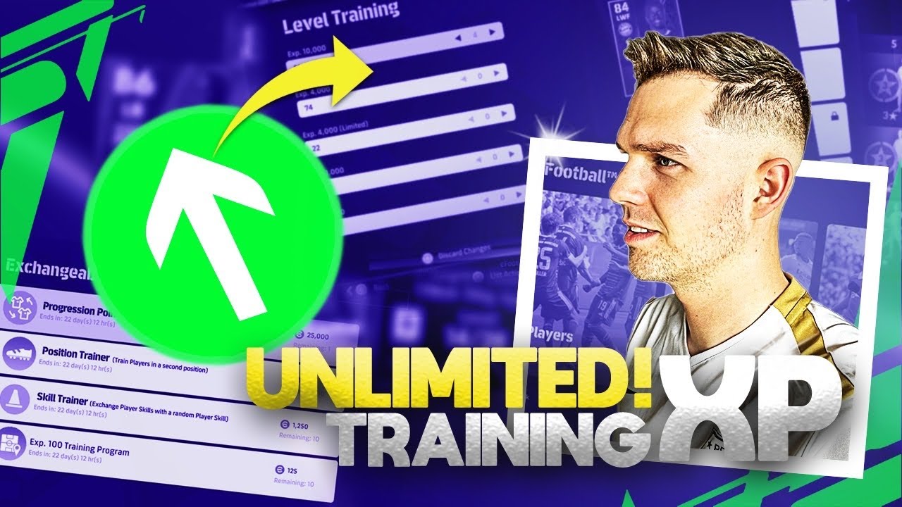 eFootball 2023 | UNLIMITED TRAINING XP / TRAINERS - BEST METHOD - YouTube