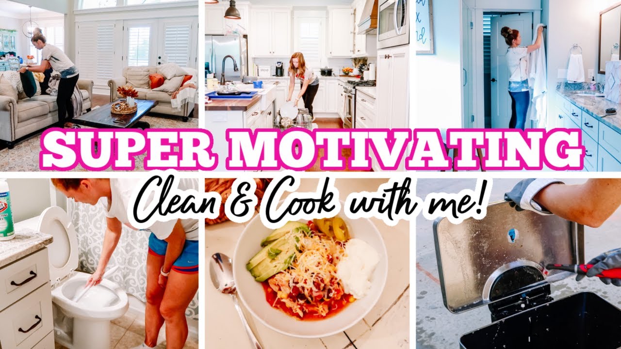 2020 SUPER MOTIVATING CLEAN & COOK WITH ME | EXTREME CLEANING ...