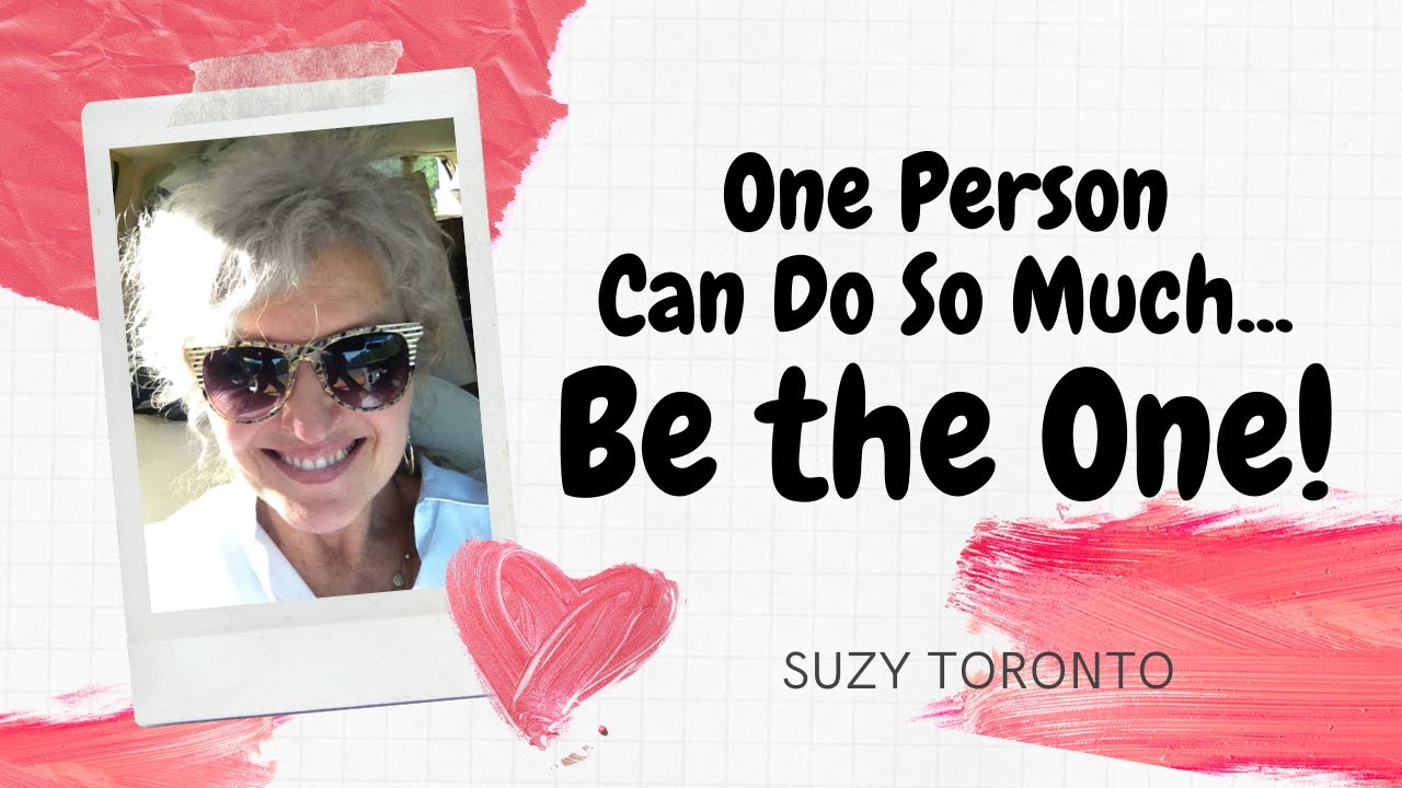 One Person Can Do So Much... Be the One Find Happiness by making a ...
