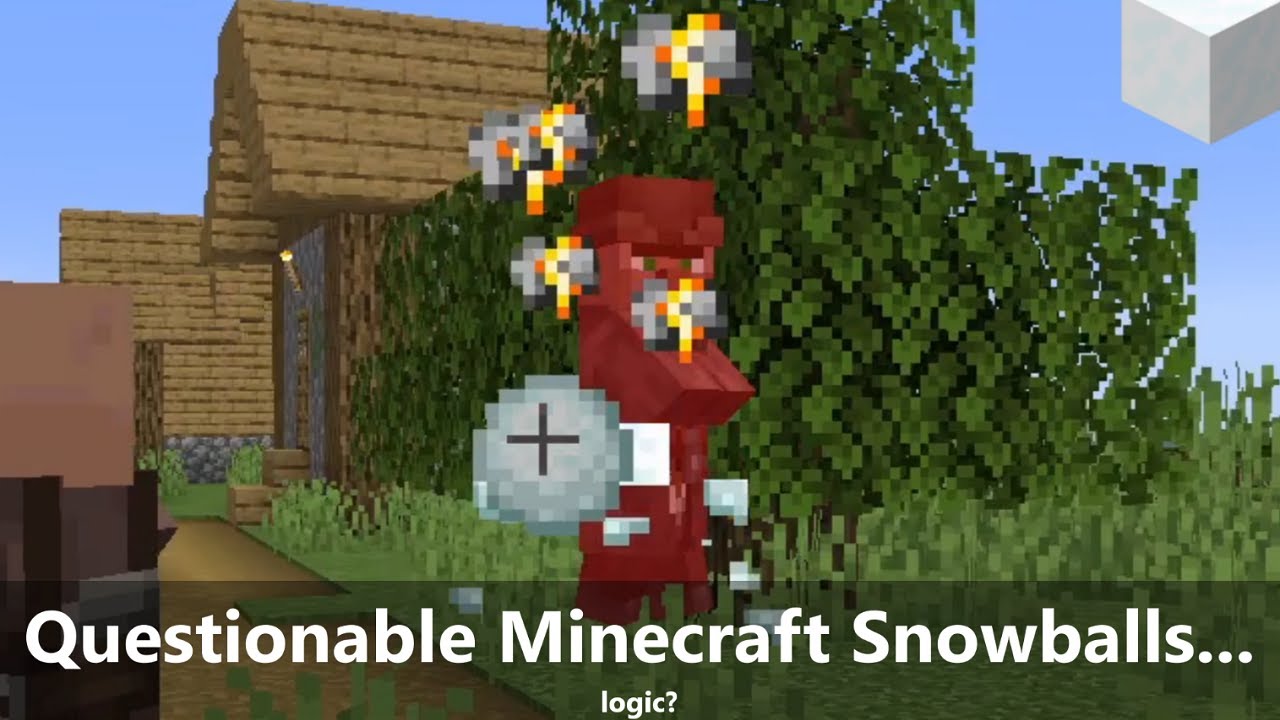 Minecraft snowballs are "illogical and cursed" ─ Steve be ballin ...
