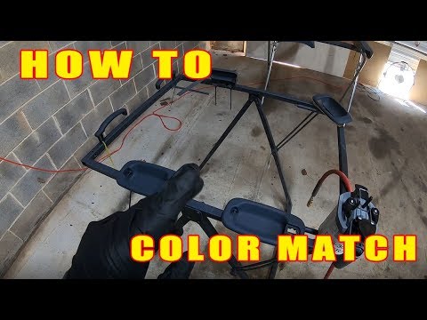 How To Color Match Plastic Parts *Paint Match* - YouTube
