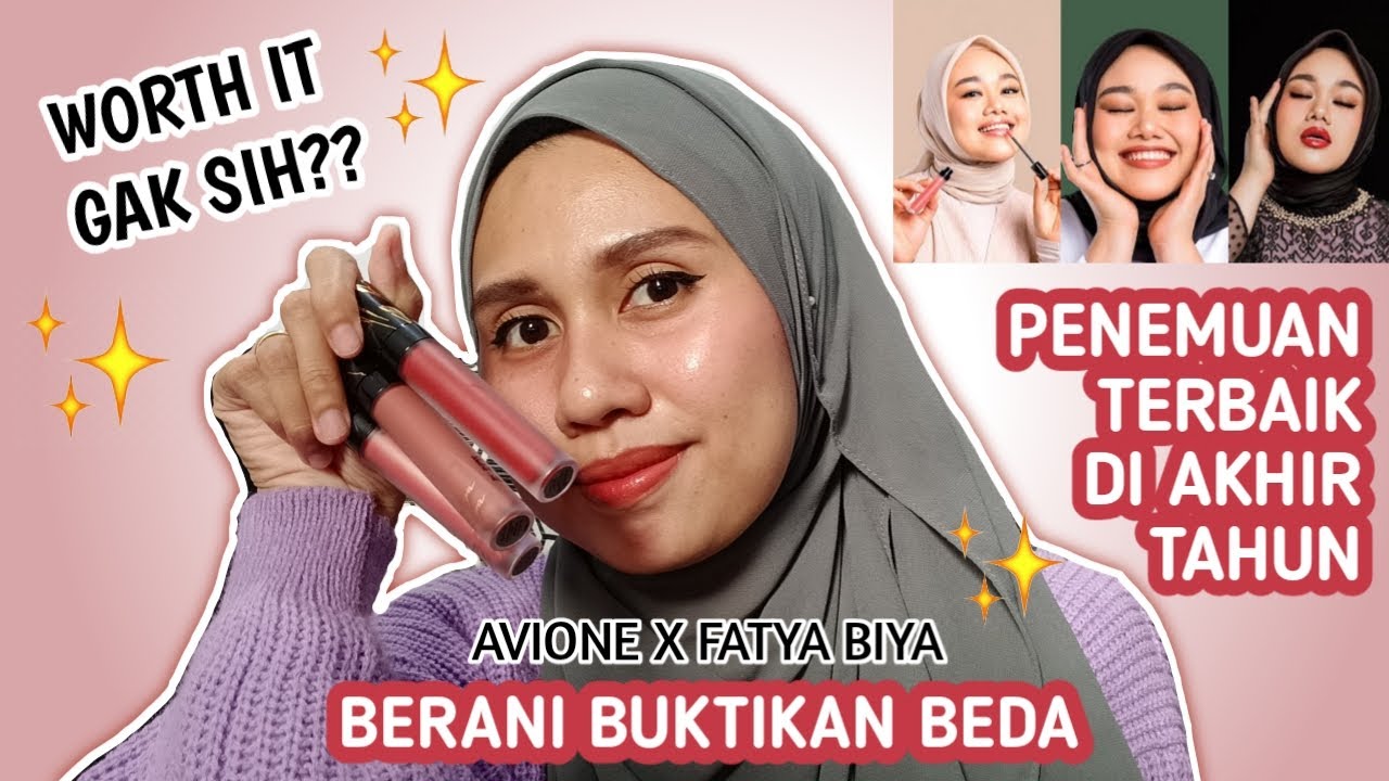 REVIEW AVIONE X FATYA BIYA - ULTIMATE LIP COLLECTION || LIPCREAM ...