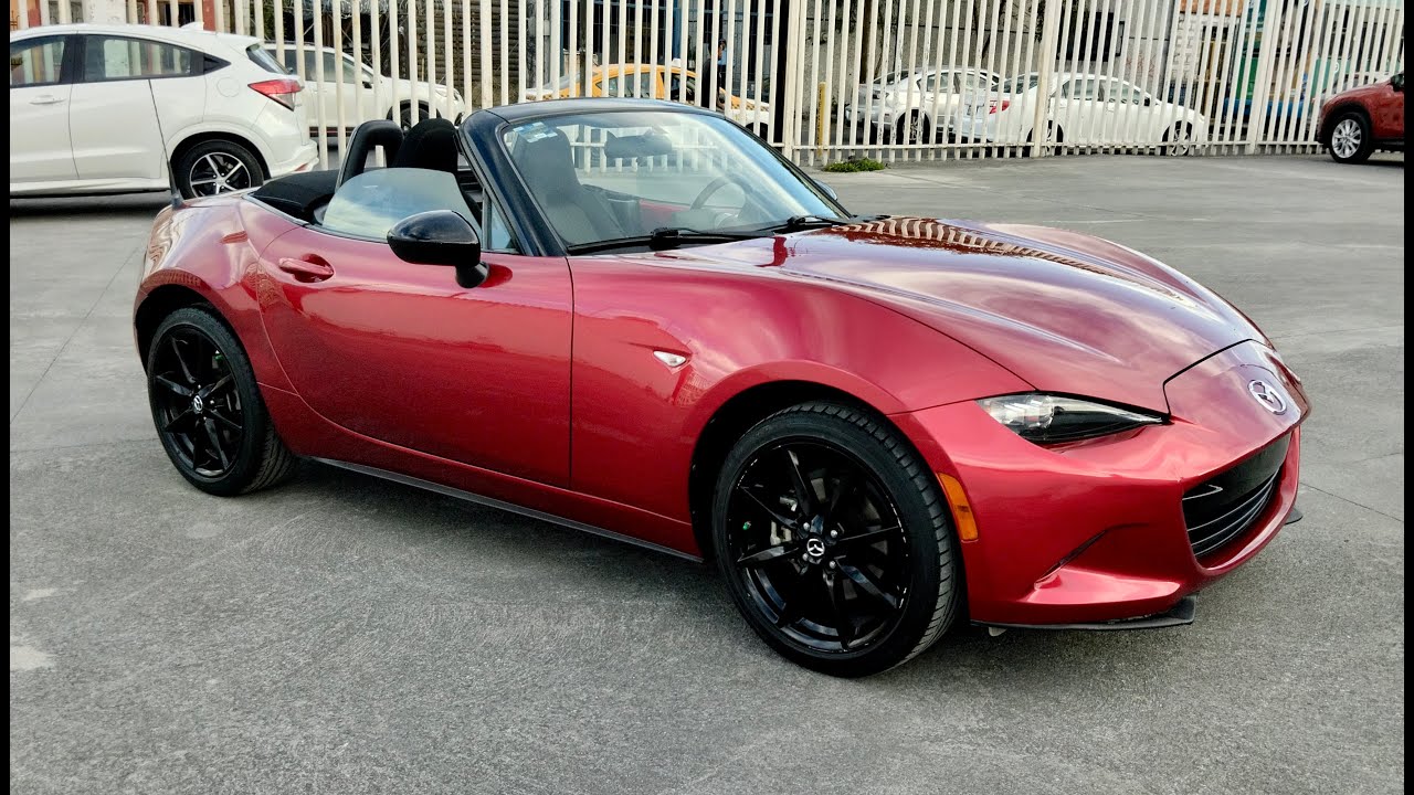 MAZDA MX 5 I SPORT 2019 STD CONVERTIBLE ROJO - YouTube