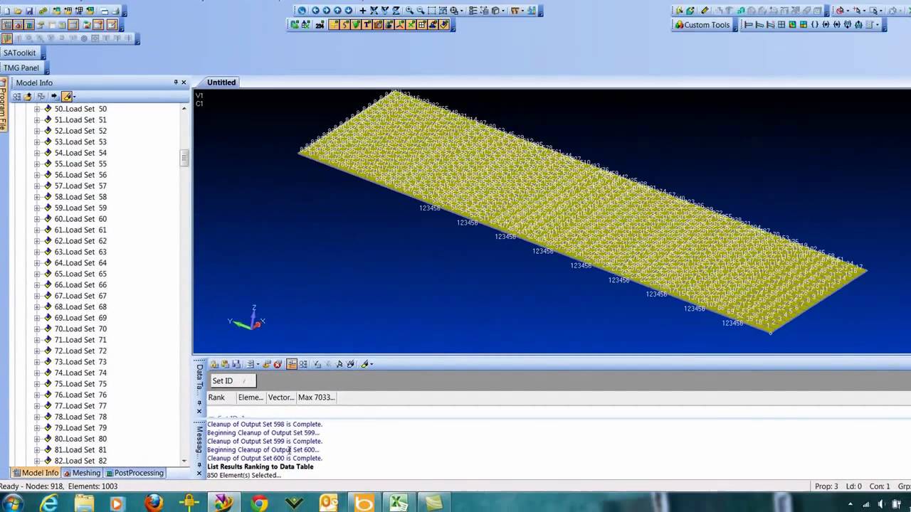 Results Ranking Using the Data Table in Femap - YouTube
