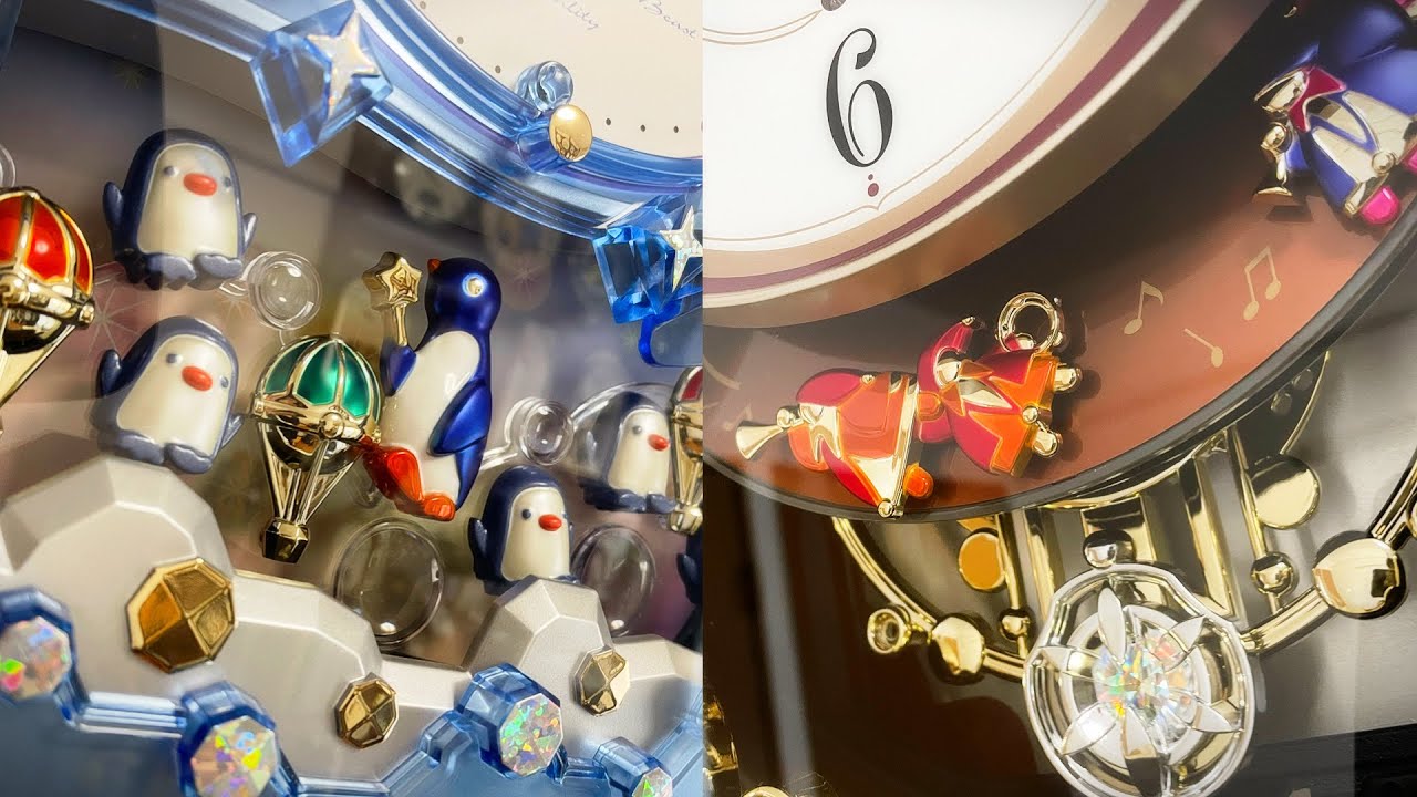 【夢の競演】SEIKO WaveSymphony RE552S×RE553B からくり時計 - YouTube