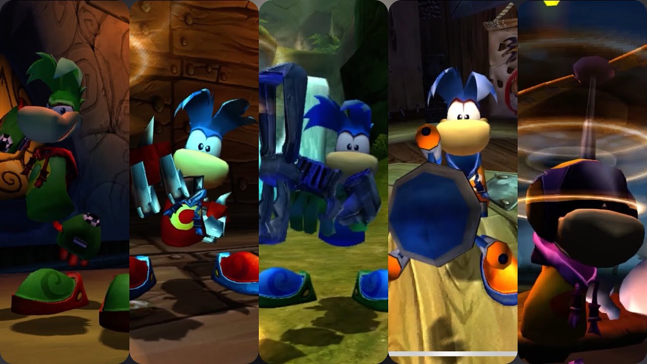 Rayman 3 HD All-powerups - YouTube