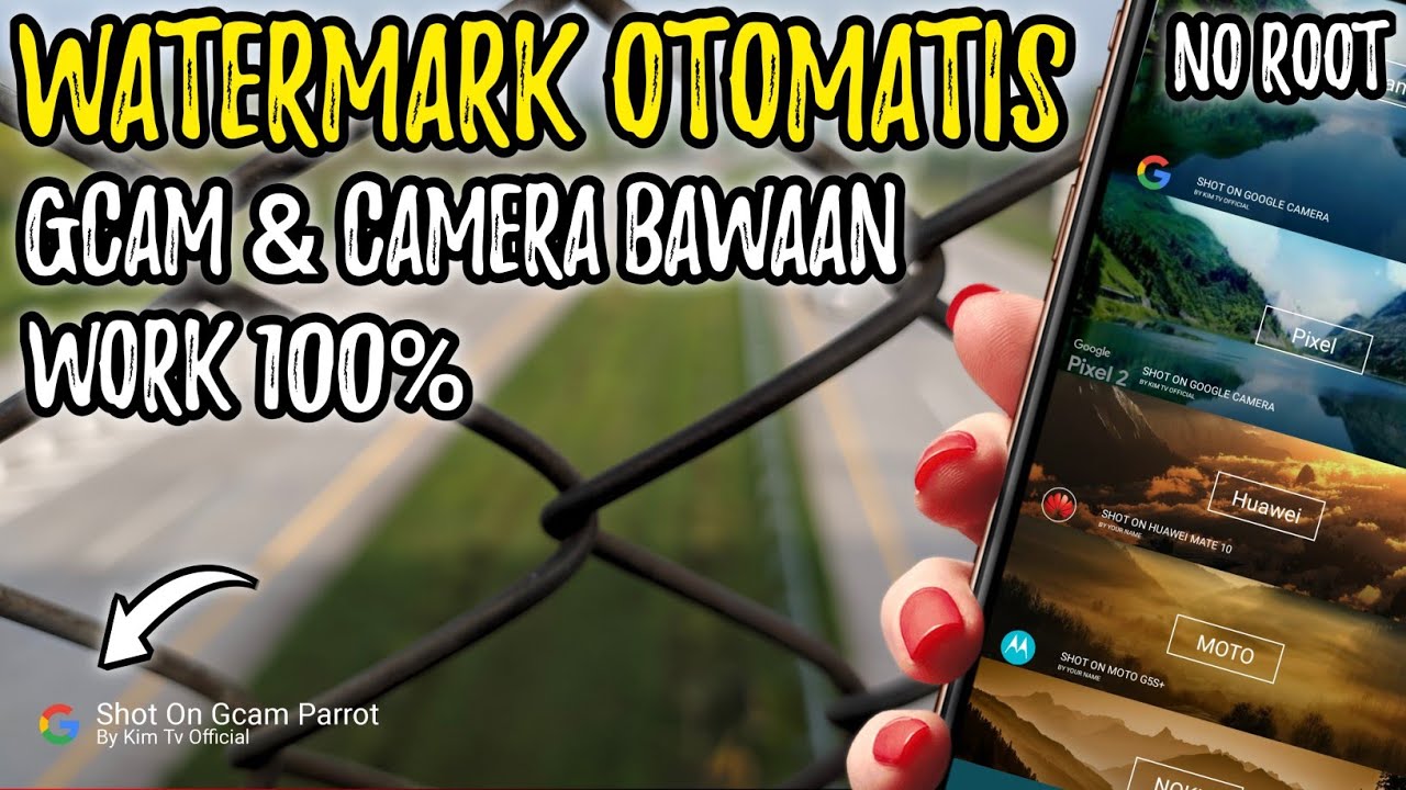 Cara Menambahkan Watermark Otomatis Pada Gcam Dan Kamera Bawaan | No ...